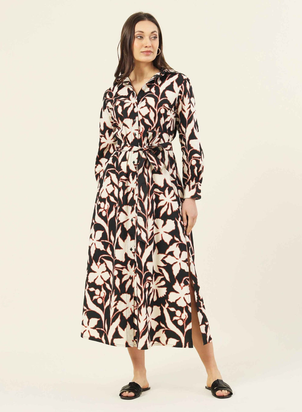 Emma Shirt Dress - Bianca Cliff – Angela Woods Interiors